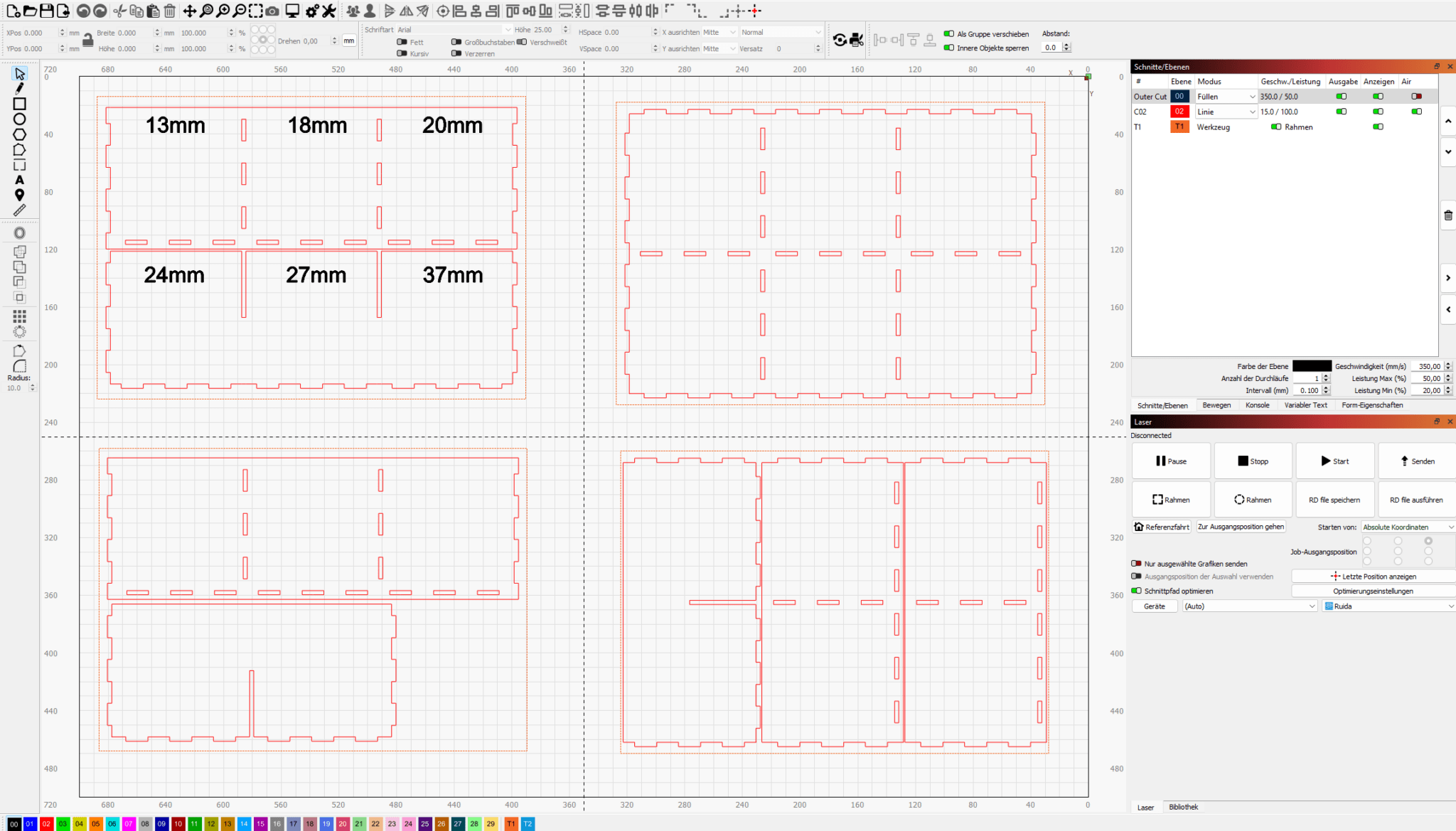 Lasercut Project - Build a Wooden Box with Boxes.py - laser-crafting