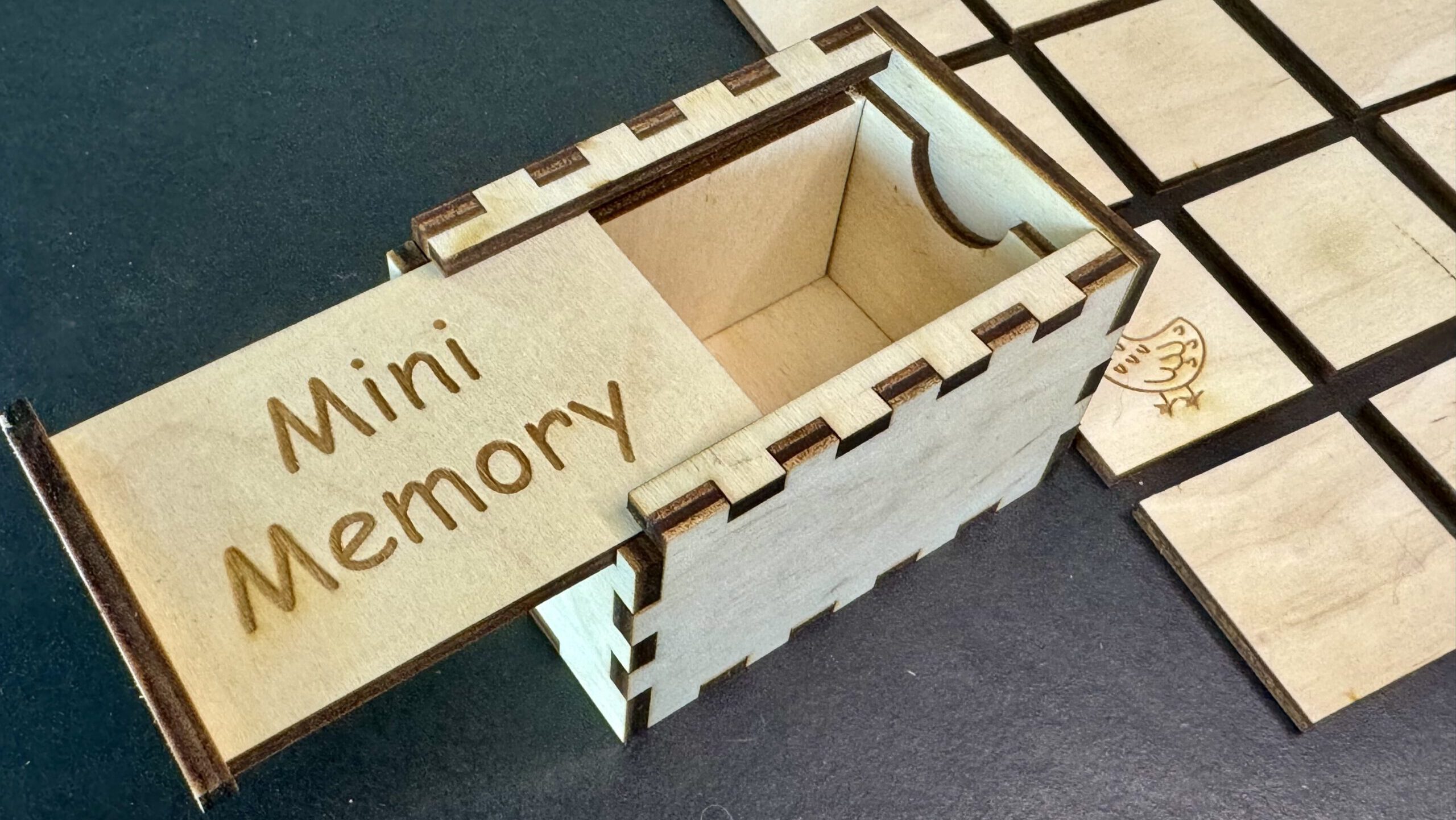 Mini Memory Game - Laser DIY Project - laser-crafting